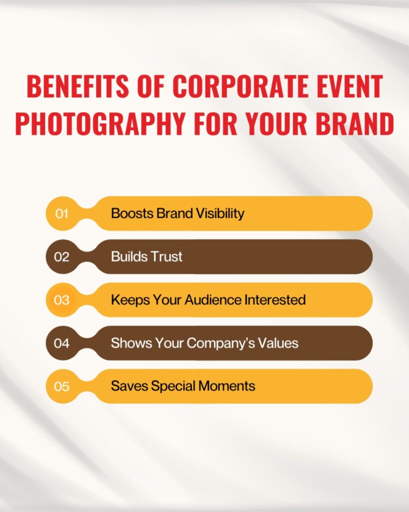 Corporate Event Photography: Enhance Your Brand’s Visual Identity