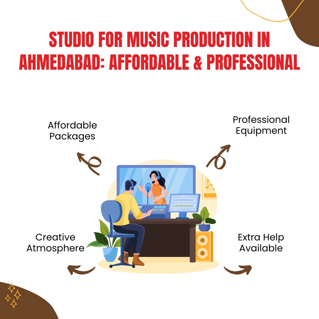 Affordable Studio for Music Production in Ahmedabad to Rent