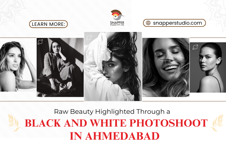 Black and White Photoshoot in Ahmedabad: Real & Raw Beauty